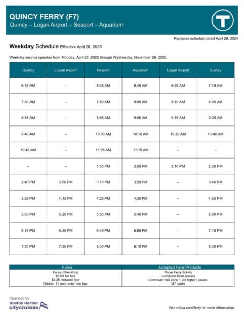 Schedule | Marina Bay Ferry