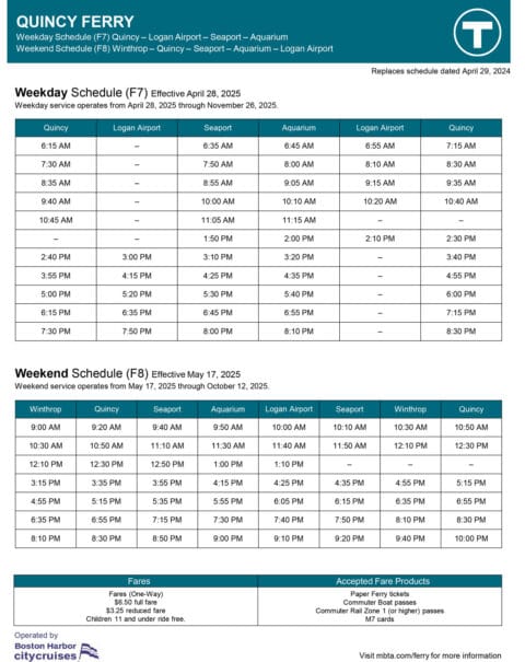 Schedule | Marina Bay Ferry